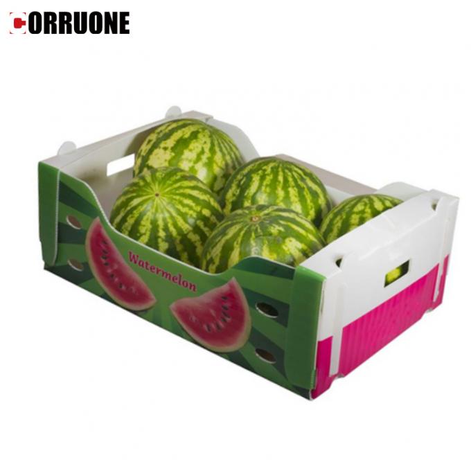 Glossy 10mm 12mm Corrugated Plastic Packaging Boxes With Lid