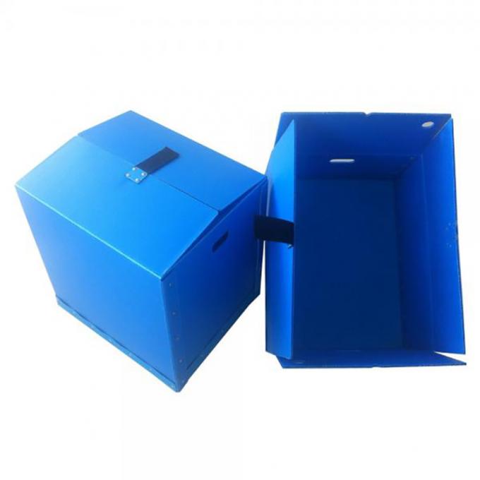Green Corrugated Plastic Turnover Box Correx Packaging Boxes