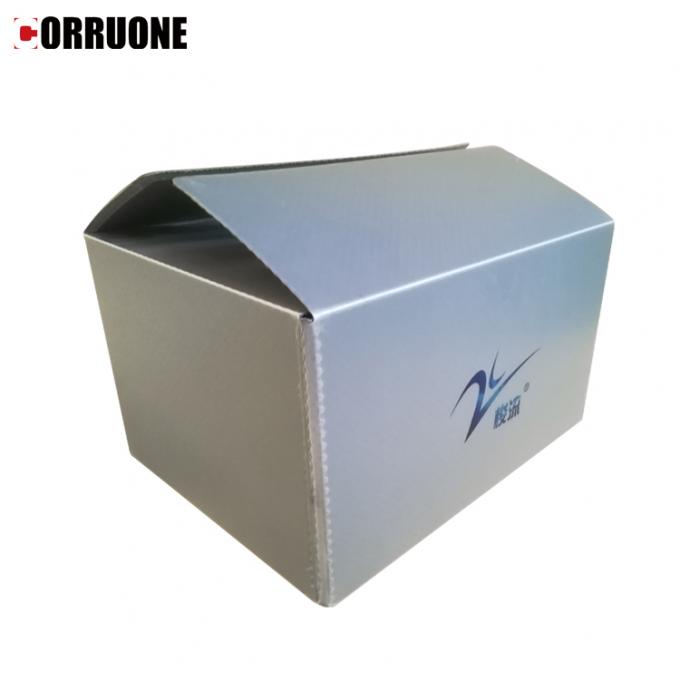 A4 Nuc Asparagus Corrugated Plastic Sheet Box With UV Coating