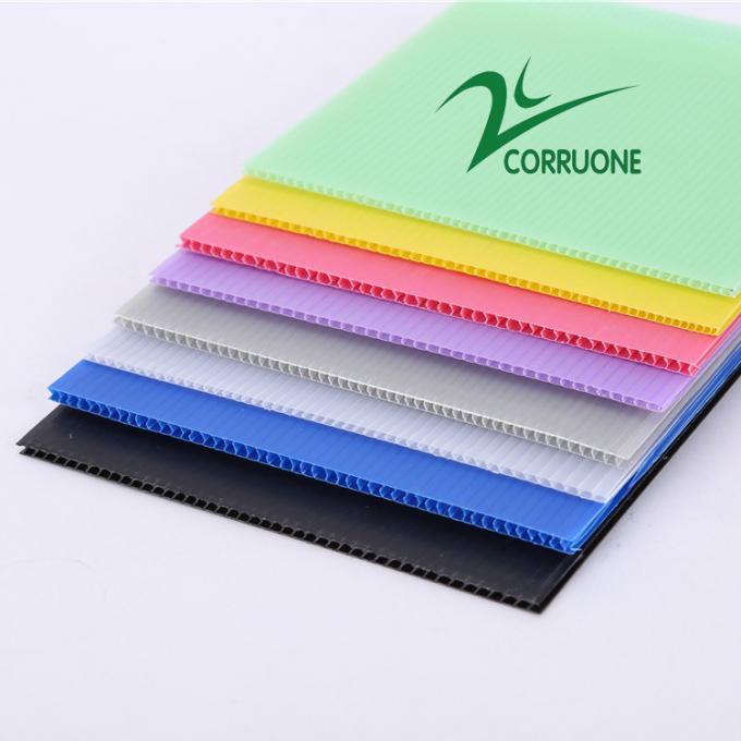 Polypropylene Hollow Coroplast Panels 2mm Floor Protection Sheet