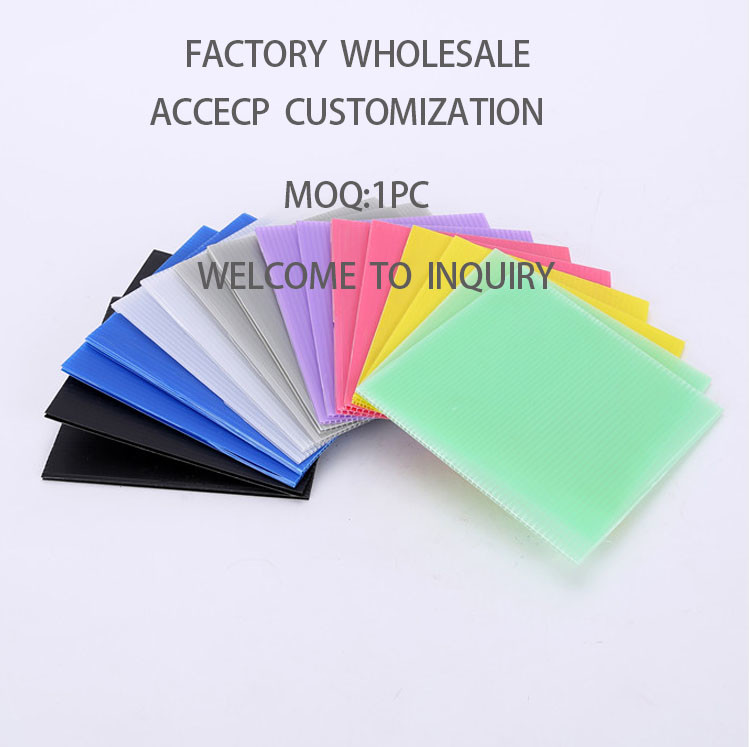 2mm-12mm Thickness Recycled Corrugated Plastic Sheets For Advertising