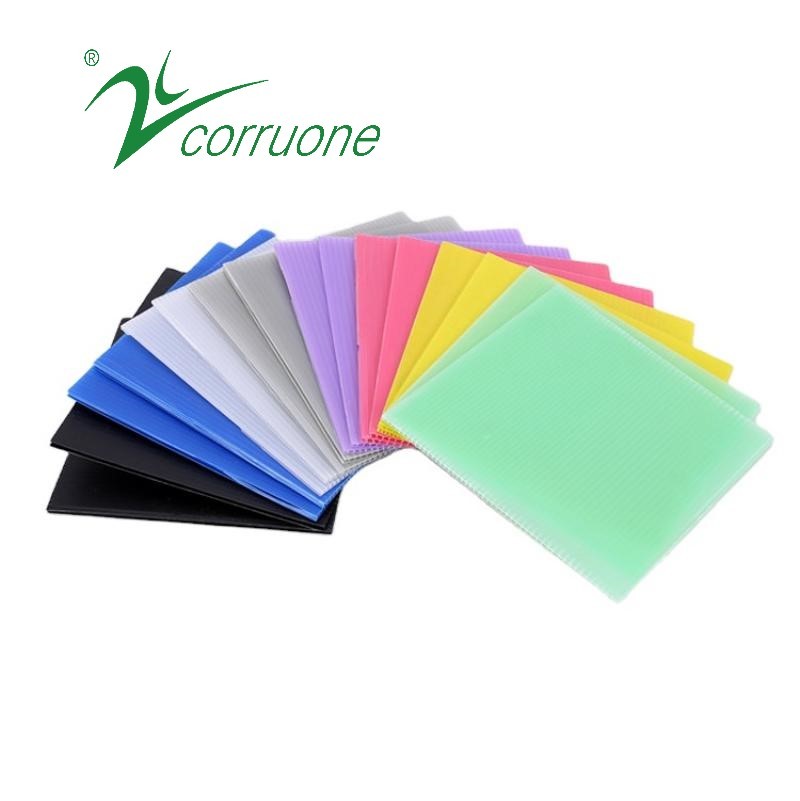 2440x1220 PP Corrugated Sheet 5mm 6mm Fluted Polypropylene Sheet