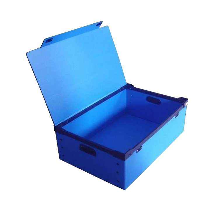 Green Corrugated Plastic Turnover Box Correx Packaging Boxes