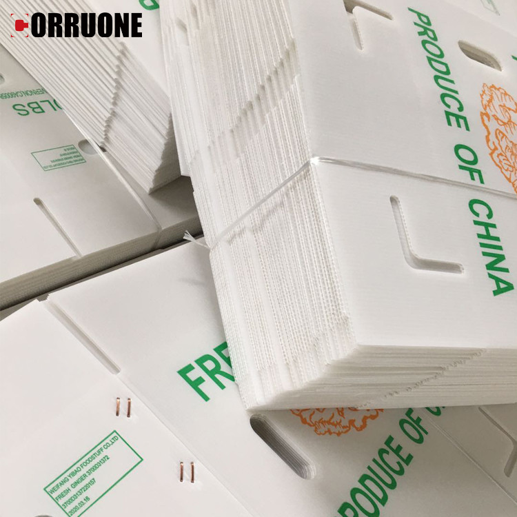 Glossy 10mm 12mm Corrugated Plastic Packaging Boxes With Lid