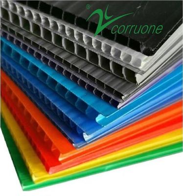 Chloroplast PP Corrugated Sheet Fluted Polypropylene Plastic Cardboard